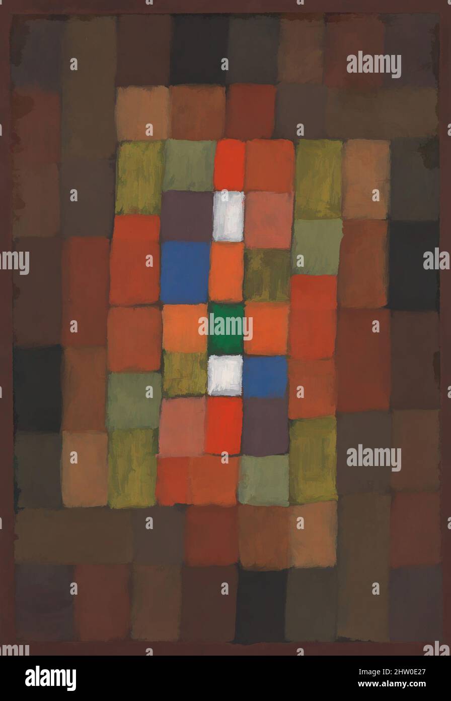 Kunst inspiriert von statisch-dynamischer Gradation, 1923, Öl und ...