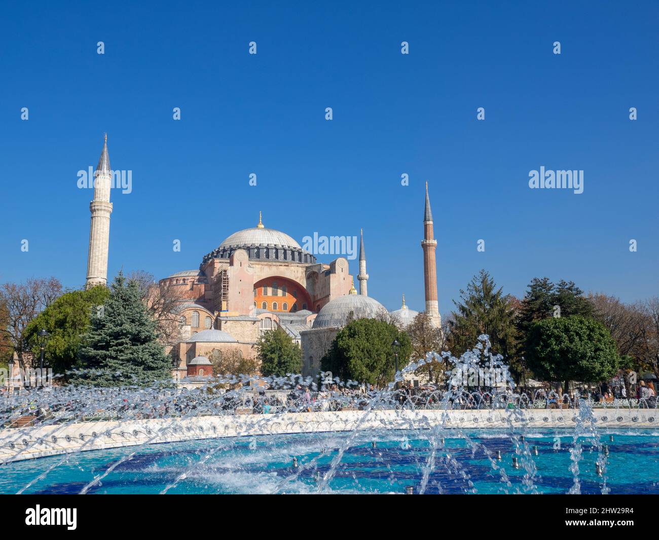 Hagia Sophia Moschee, früher Hagia Sophia Kirche, eine Moschee in ...