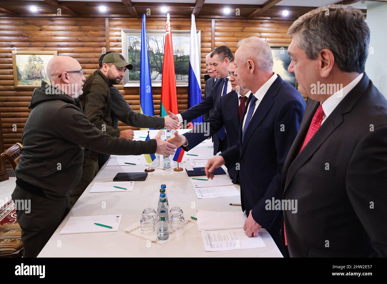 REGION BREST, WEISSRUSSLAND - 3. MÄRZ 2022: Russlands stellvertretender ...