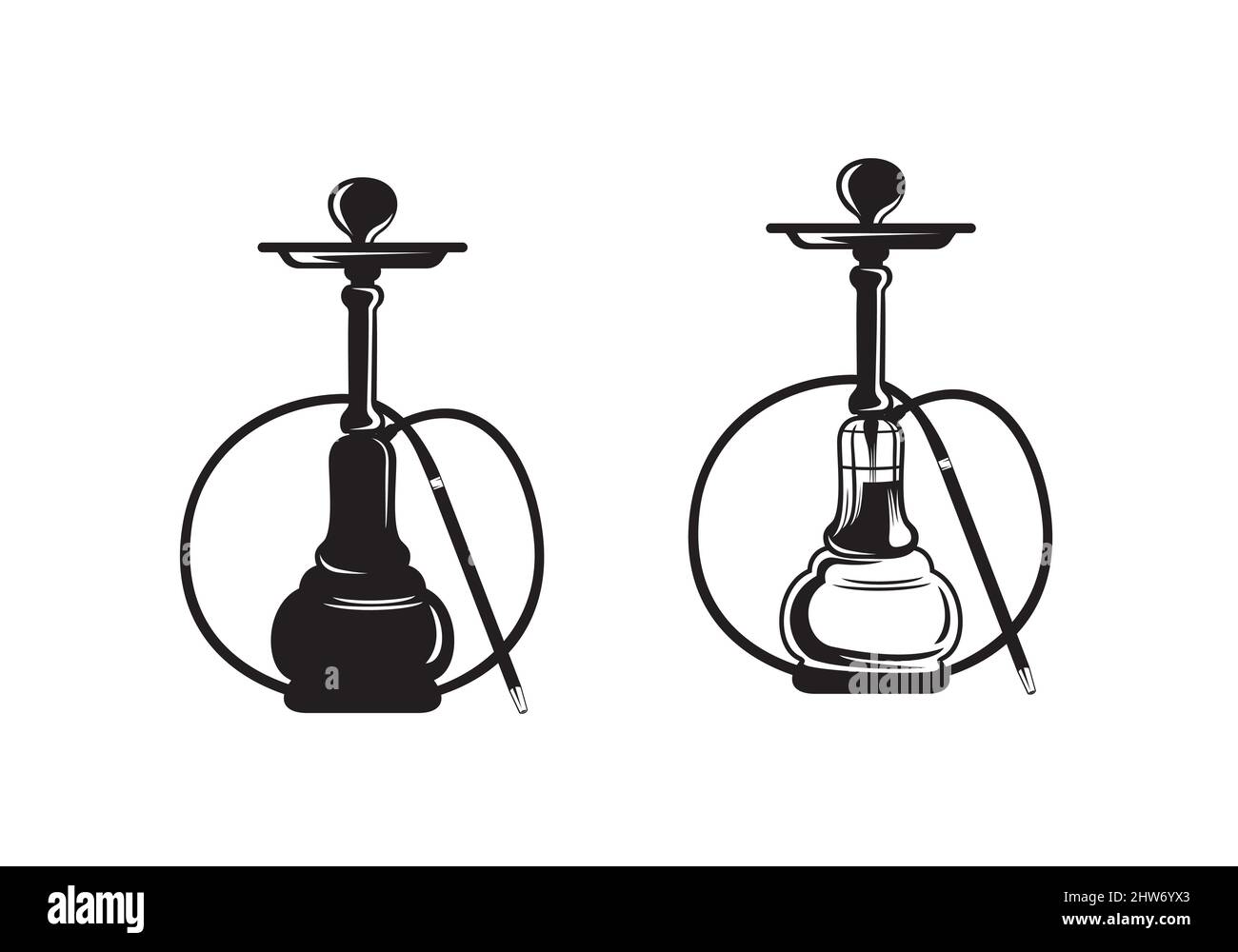 Shisha logo Stock-Vektorgrafiken kaufen - Alamy