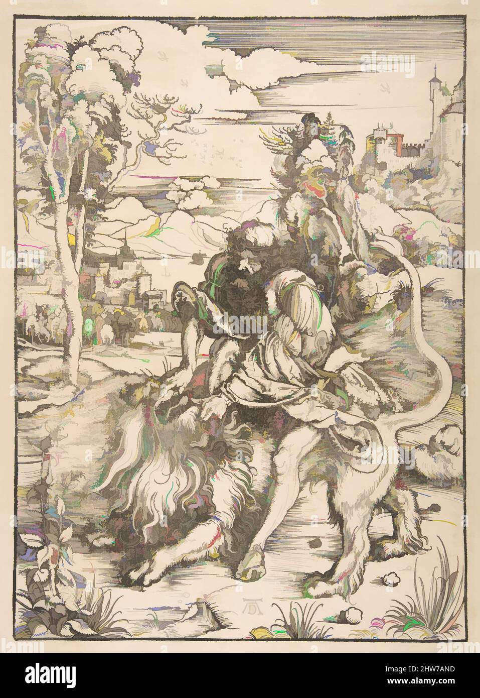 Samson and the lion -Fotos und -Bildmaterial in hoher Auflösung – Alamy