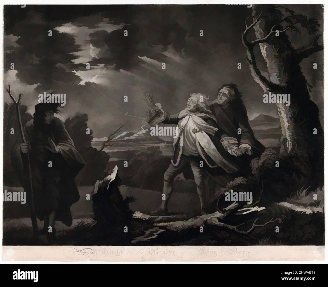 Kunst inspiriert von Zeichnungen und Drucken, Print, Mr. Garrick in the ...