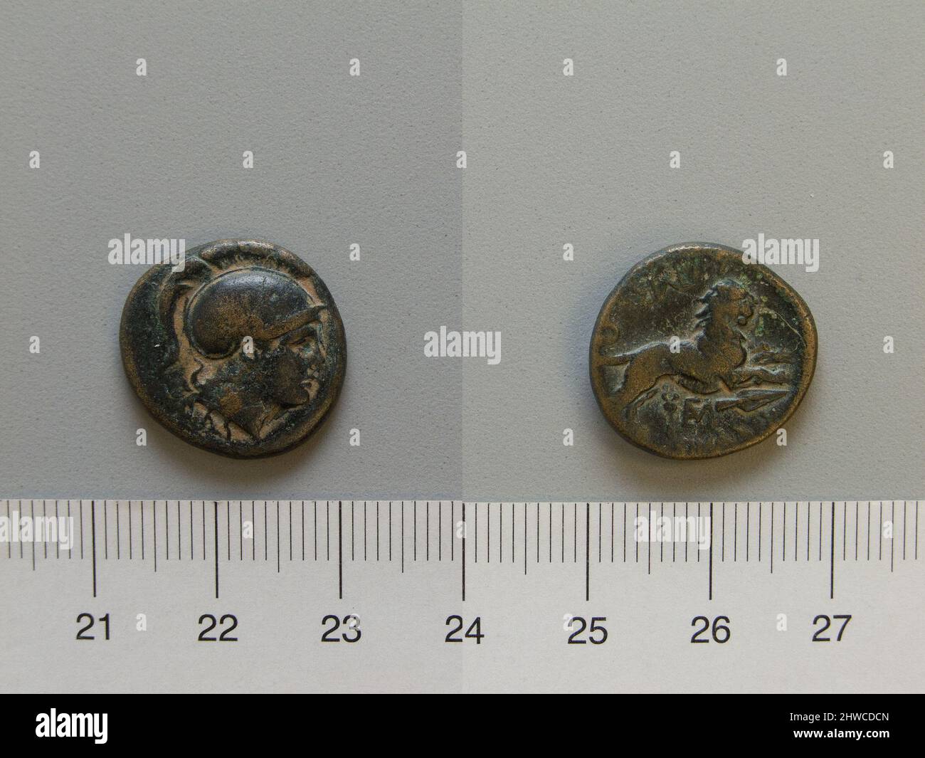 Münze von Lysimachus, König von Thrakien aus Thrakien. Herrscher ...