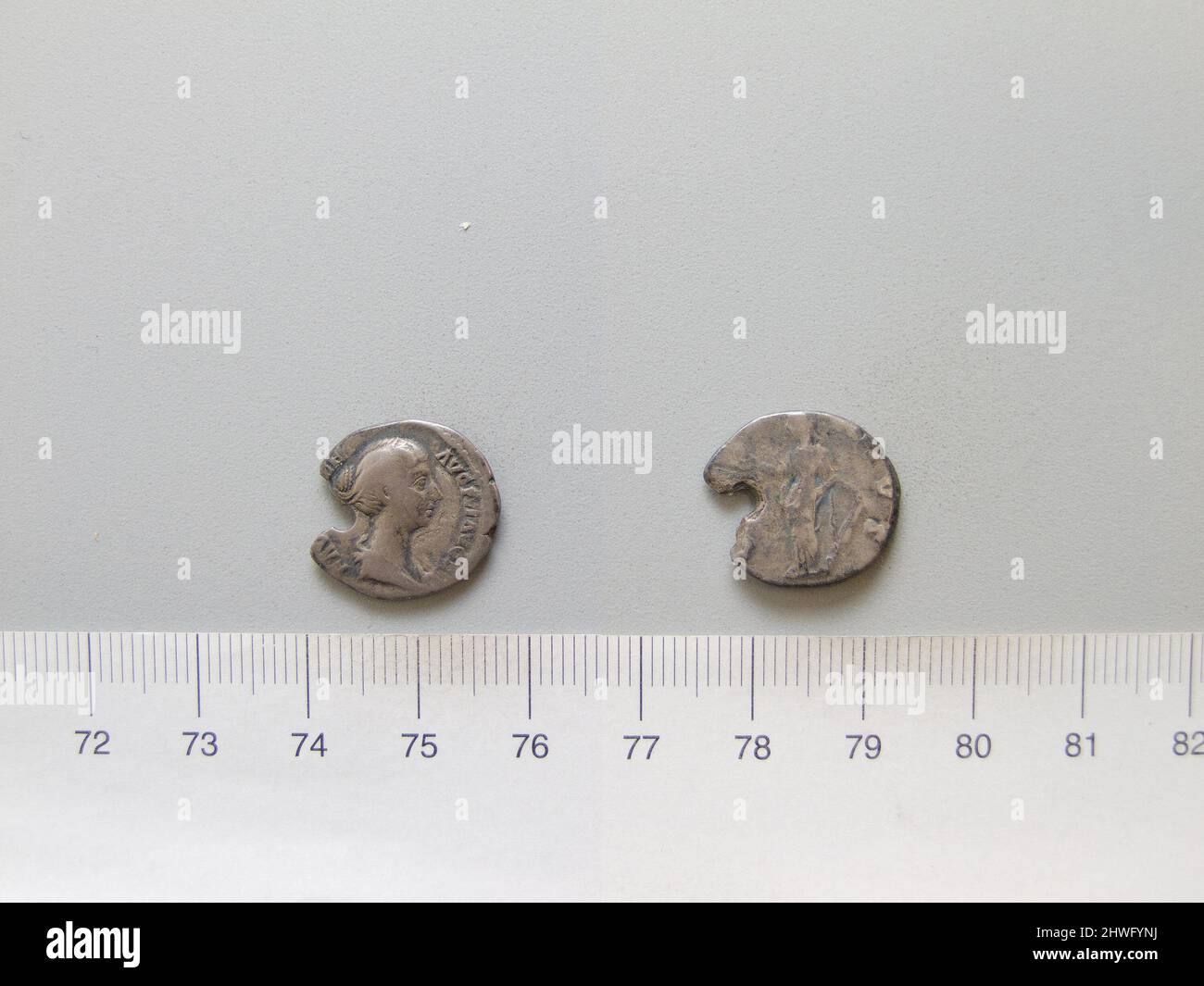Denar von Antoninus Pius, Kaiser von Rom. Herrscher: Antoninus Pius, Kaiser von Rom, 86–161 n ...