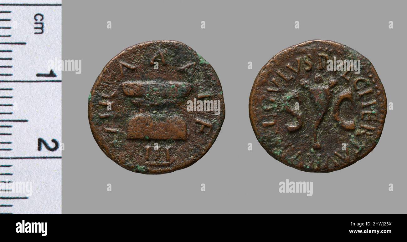 Quadrane von Augustus, Kaiser von Rom aus. Herrscher: Augustus, Kaiser ...