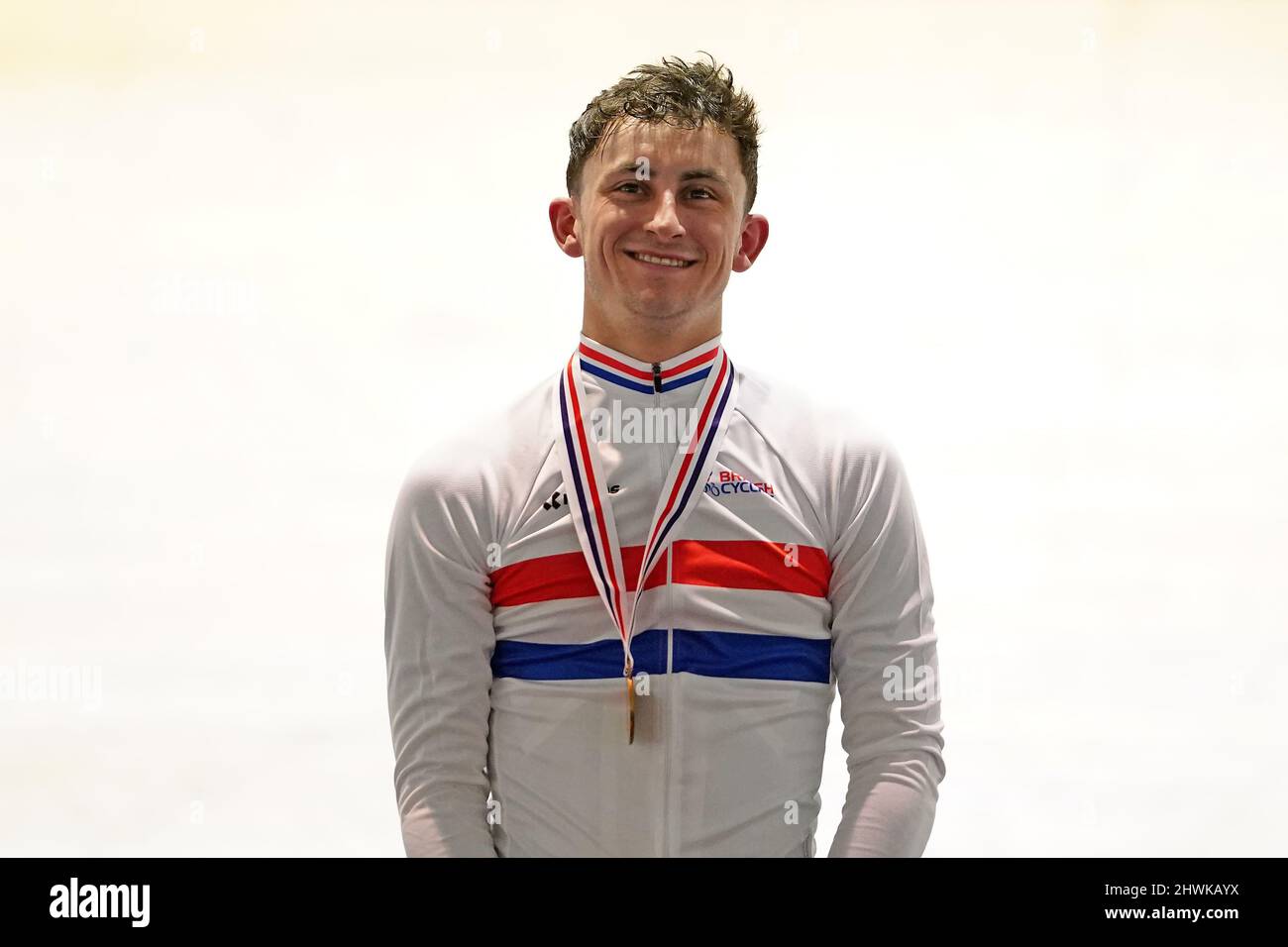 Will Tidball feiert den Goldsieg im Men's Scratch Race Fial am vierten ...