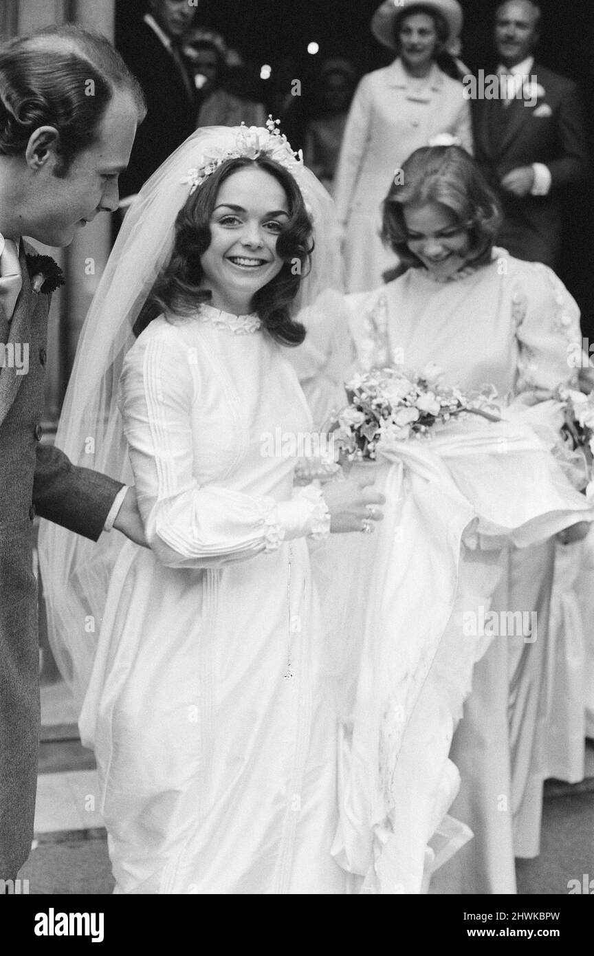 Hochzeit von Julie Parker und Timothy Buxton, in der Church of the ...