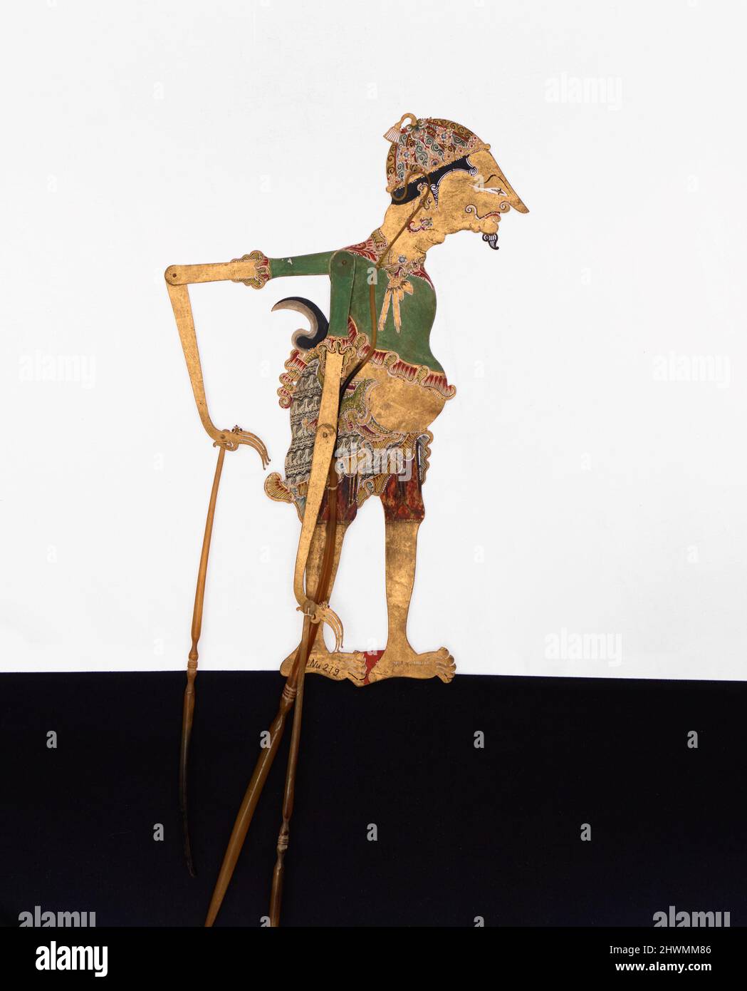 Schattenpuppe (Wayang Kulit) von Cekel Indraloyo oder Arjuno Jadi ...