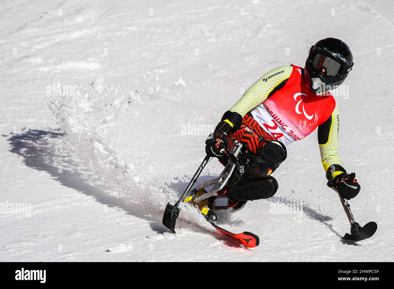 Peking, China. 7. März 2022. Anna-Lena Forster aus Deutschland tritt ...