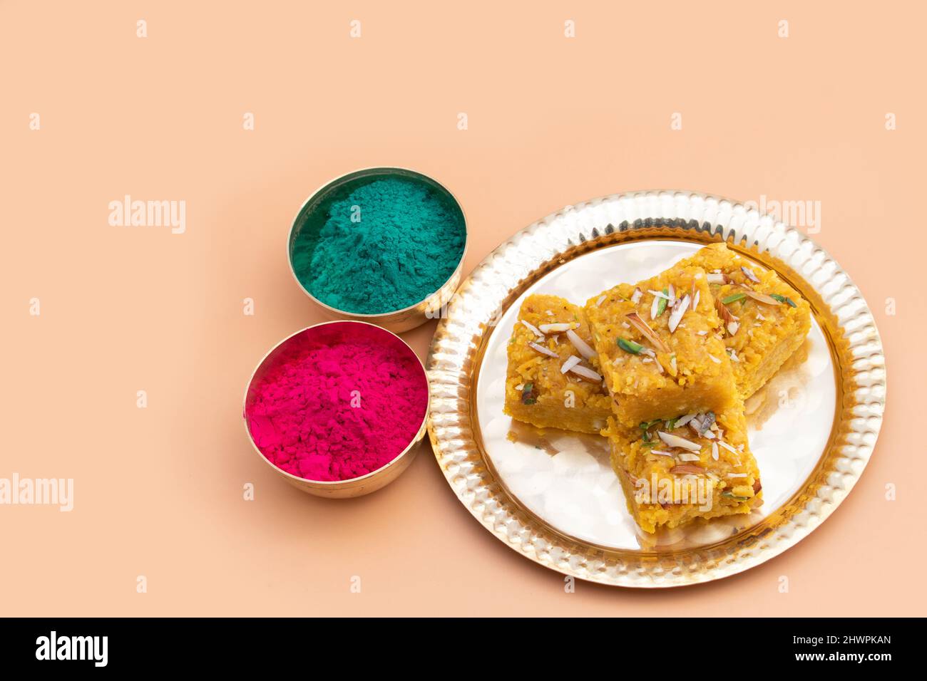 Exotische Indische Sindhi Mithai Sev Badam Halwa Burfi Barfee Oder ...