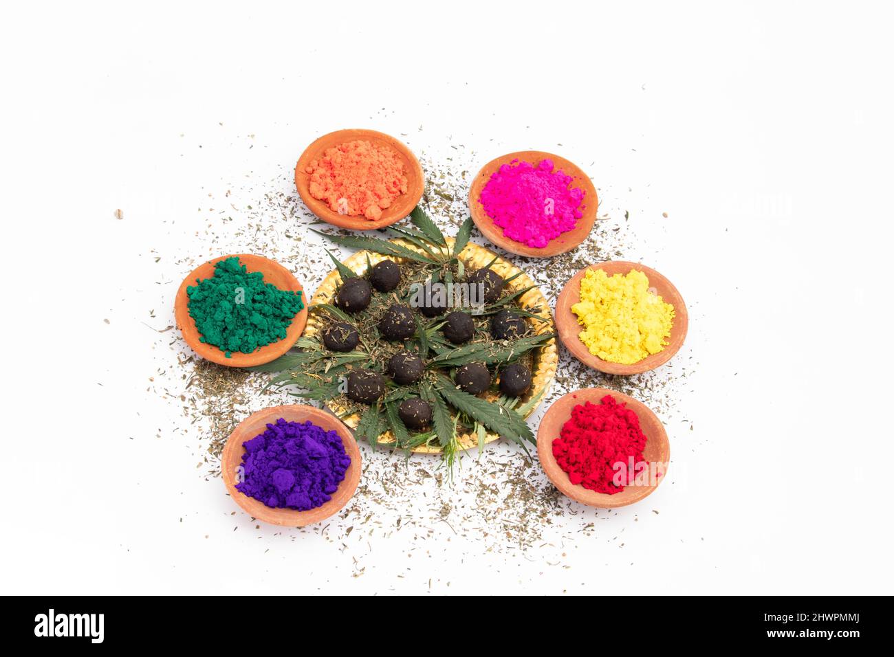 Bhaang Ki Goli Oder Bhang Ka Gola Wird Aus Is Herbal Essbare Kugeln Aus ...