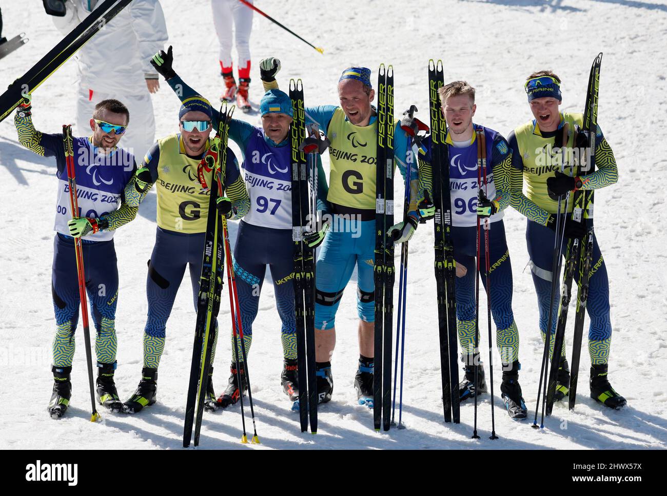Peking 2022 Winter-Paralympische Spiele - para Biathlon - Männer mit ...