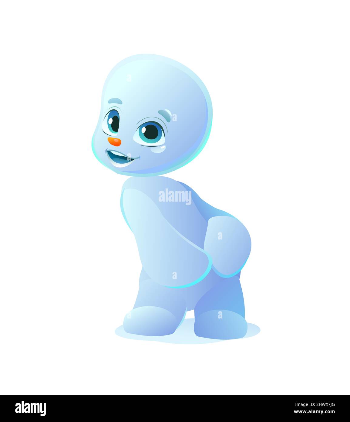 Kleiner schneemann Stock-Vektorgrafiken kaufen - Alamy