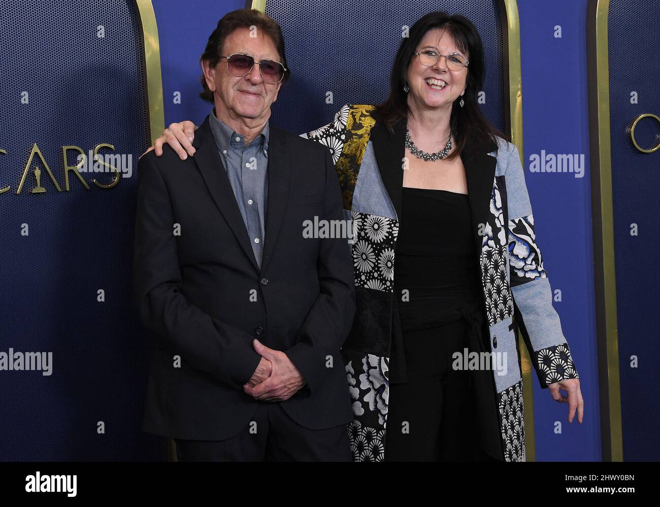 (L-R) Les Mills und Joanna Quinn kommen beim jährlichen Mittagessen mit ...