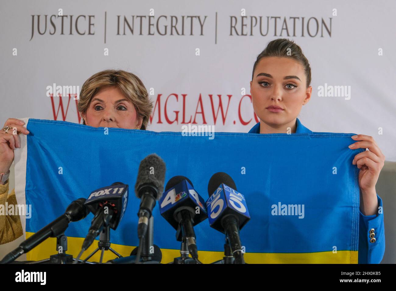 Los Angeles, Kalifornien, USA. 8. März 2022. Die Rechtsanwältin Gloria ...