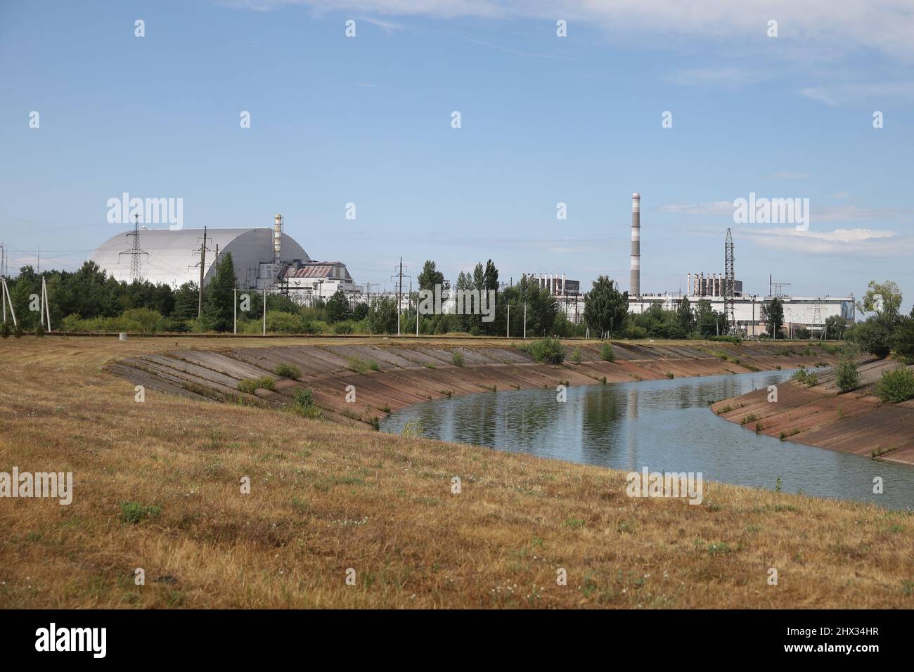 Kernkraftwerk Tschernobyl in der Sperrzone Tschernobyl, Tschernobyl ...