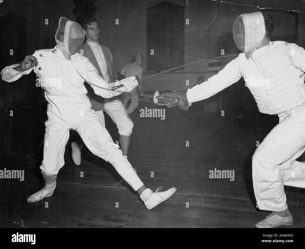 Sport - Fechten - Bis - 1969. 03. Juli 1952 Stockfotografie - Alamy