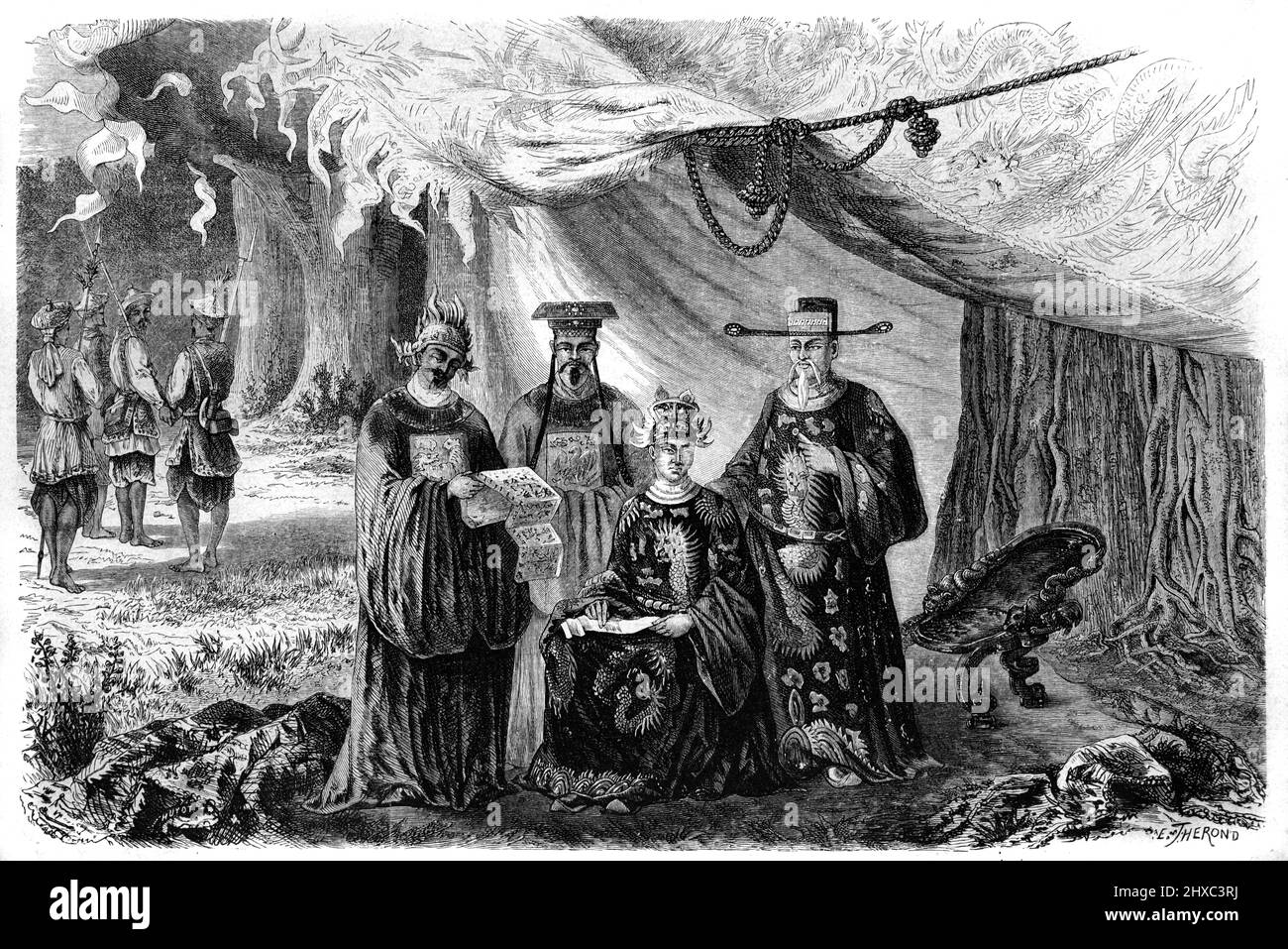 Der vietnamesische Kaiser TU Duc (regierte 1847-1883), der vierte ...