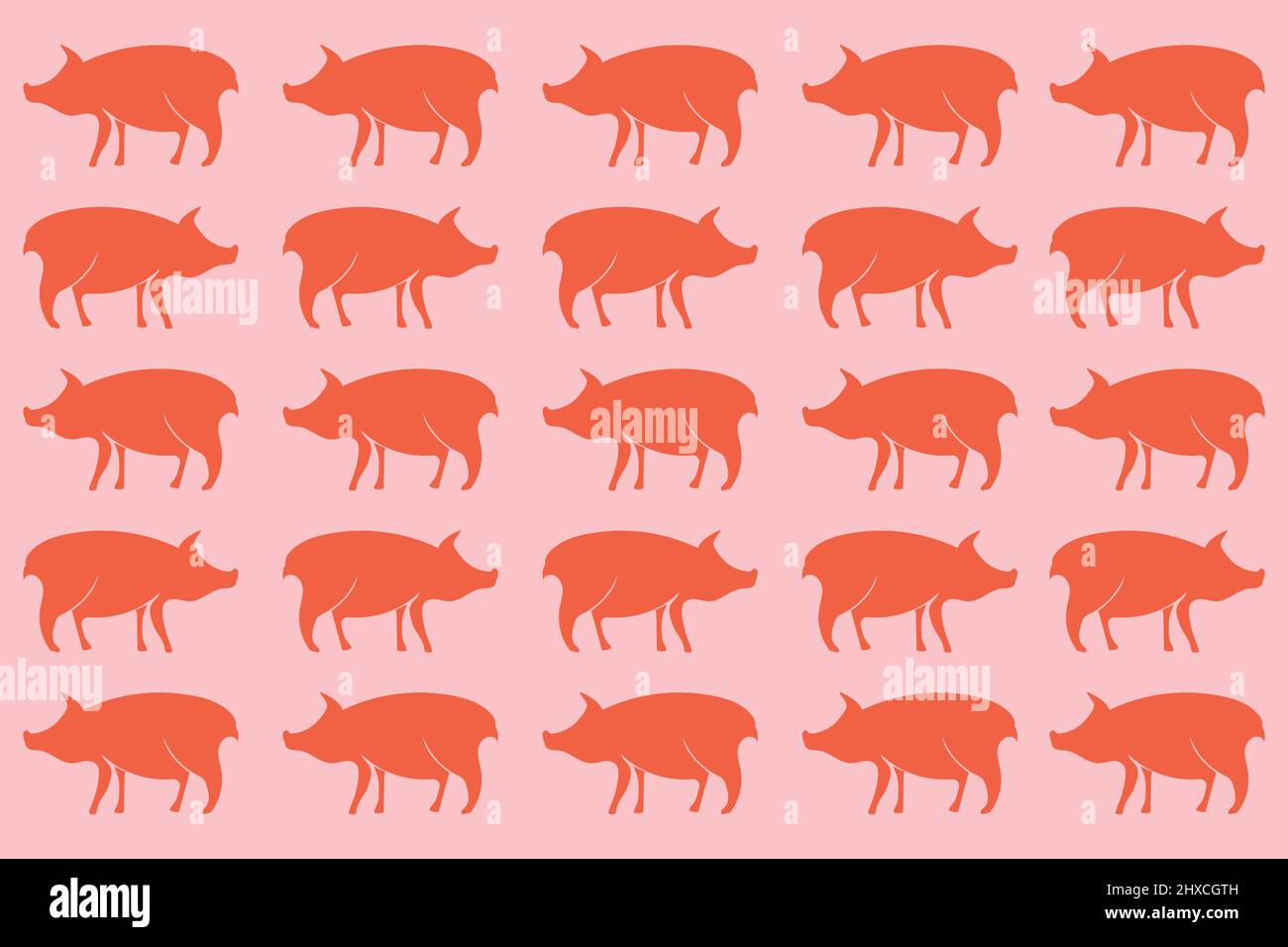 Schwein logo Stock-Vektorgrafiken kaufen - Alamy