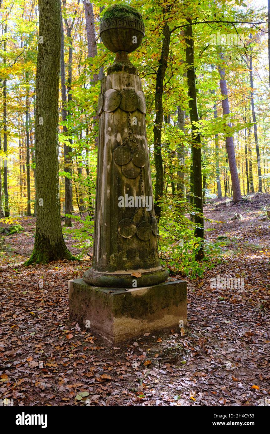 Landschaftspark Bettenburg im Naturpark Haßberge bei Hofheim i. Ufr ...