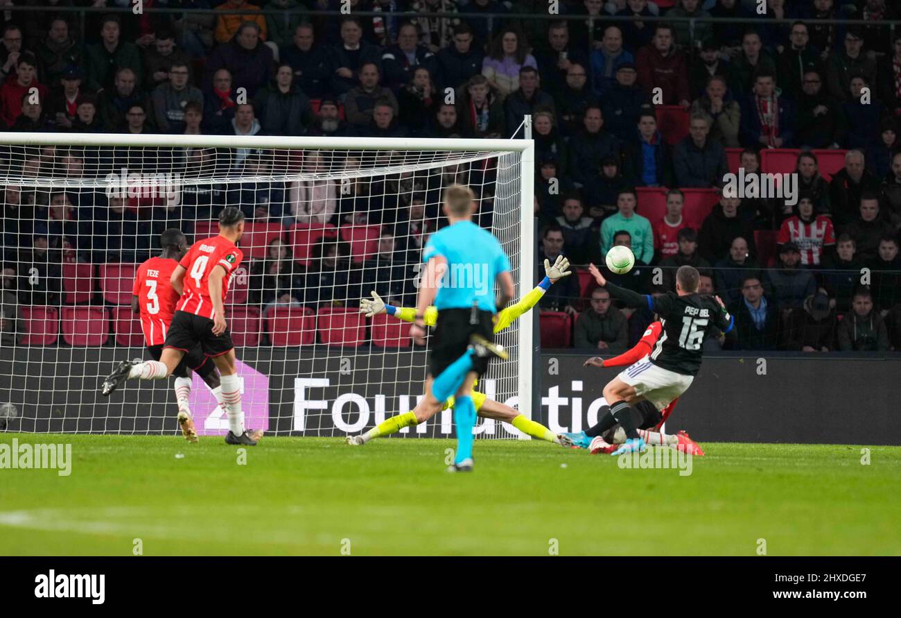 10. März 2022: PEP Biel vom FC Kopenhagen erzielte ihr viertes Tor ...