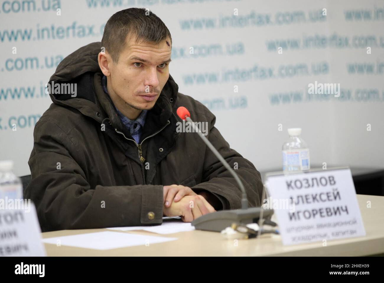 Kiew, Ukraine. 11. März 2022. Der Navigator des Fluggeschwaders ...
