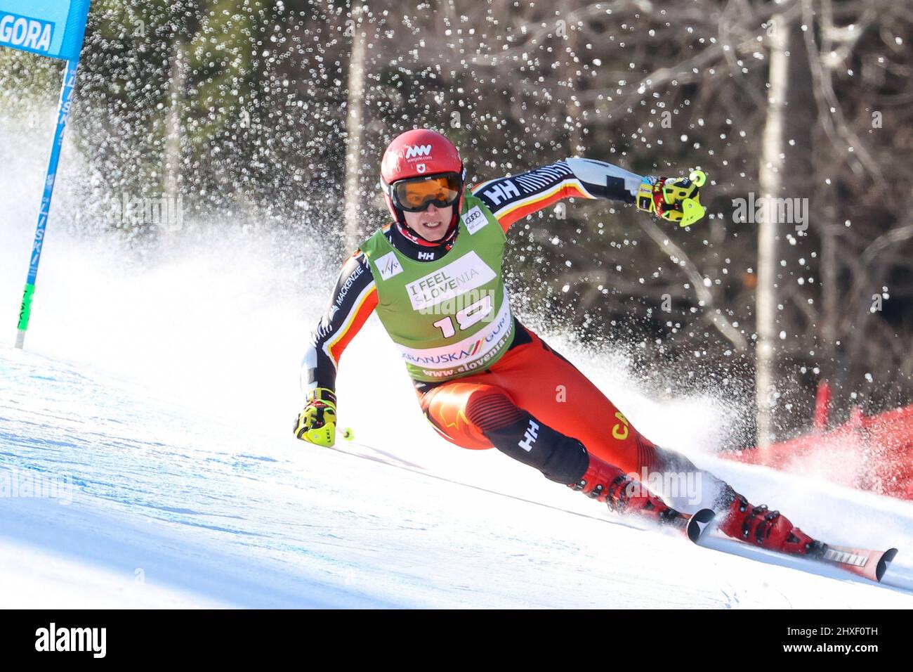 Kranjska Gora, Kranjska Gora, Slowenien, 12. März 2022, LESEN Erik (CAN ... Kranjska Gora, Kranjska Gora, Slowenien, 12. März 2022, LESEN Erik (CAN ...