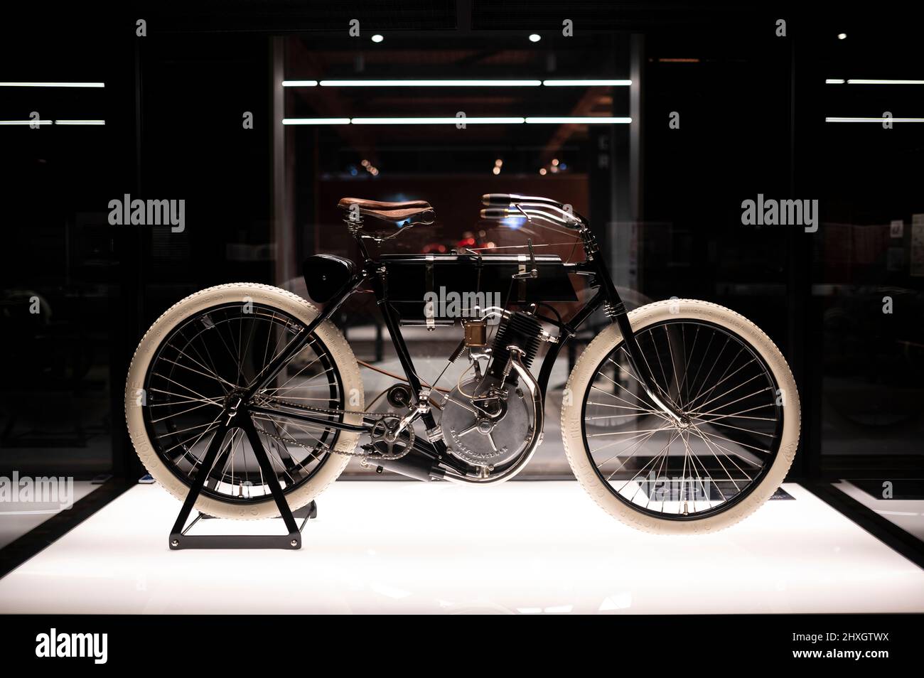 Das erste Motorrad oder Motorrad, das von Harley-Davidson gebaut wurde ...