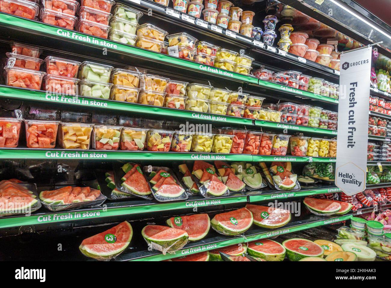 Miami Florida Winn-Dixie Lebensmittelgeschäft Supermarkt innen ...