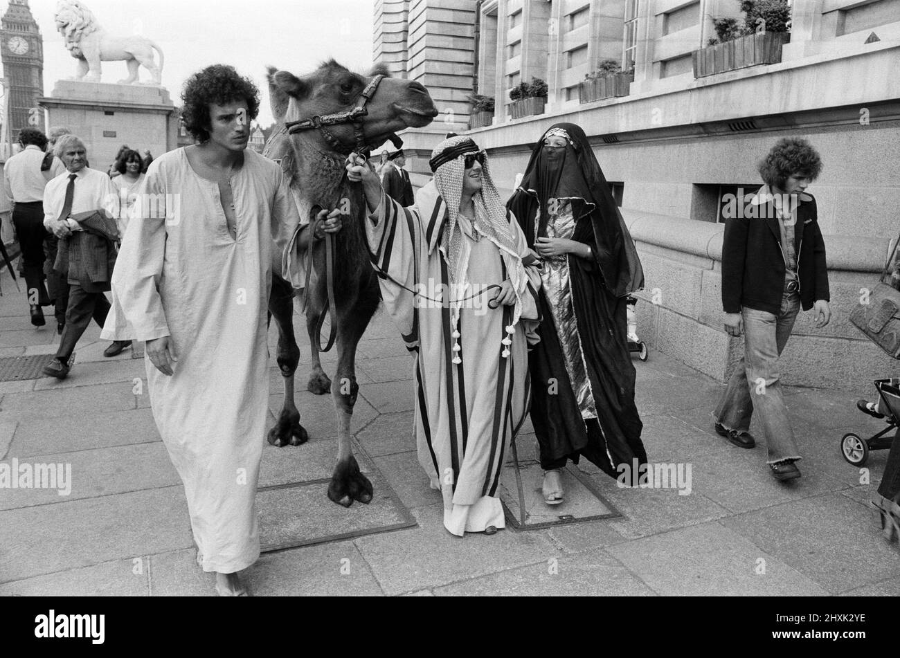 Mick Robertson, Douglas Rae und Jenny Hanley, die Moderatoren der ...