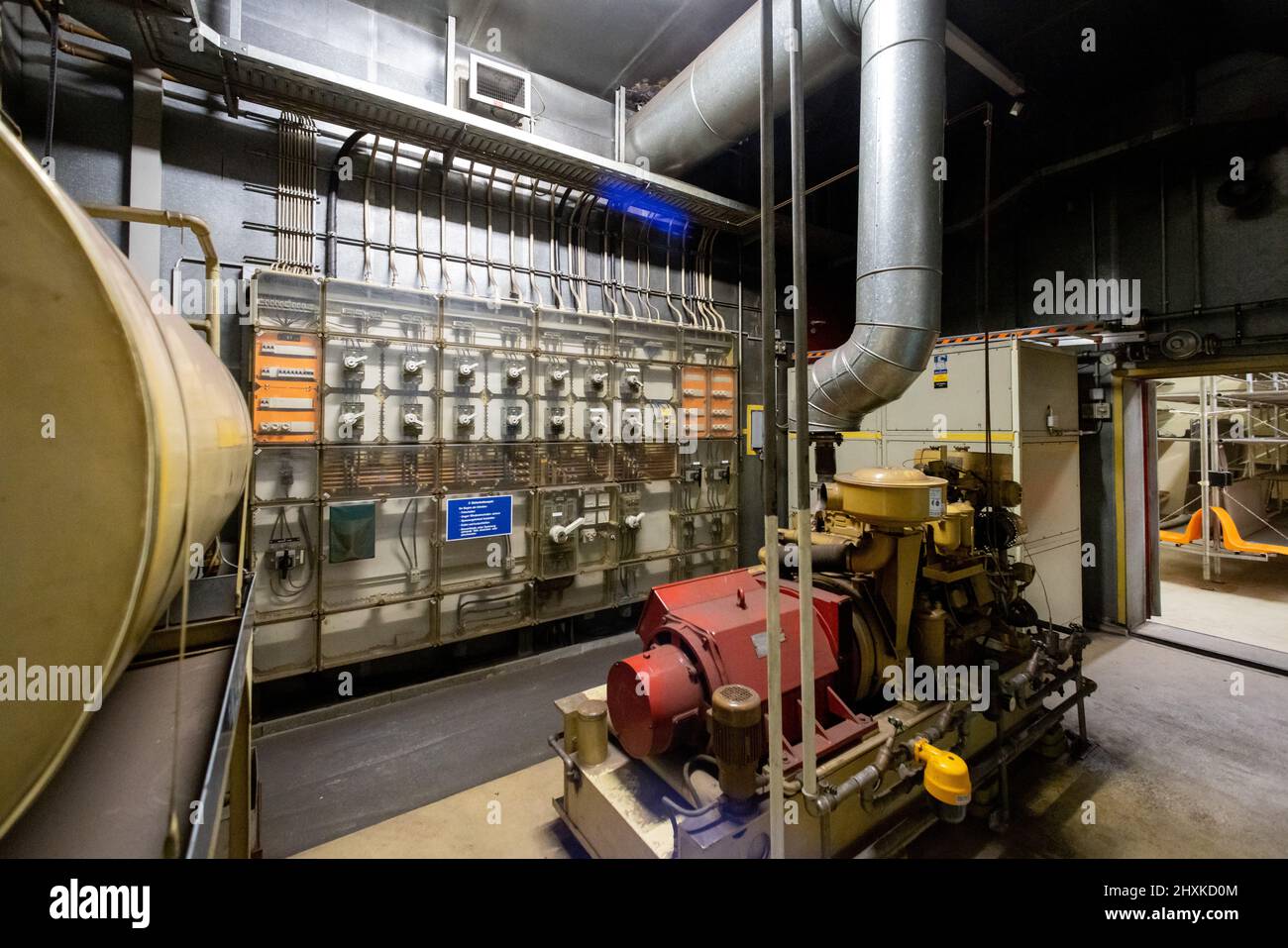 13. März 2022, Bayern, Nürnberg: Im NBC-Bunker unter dem Hauptbahnhof ...