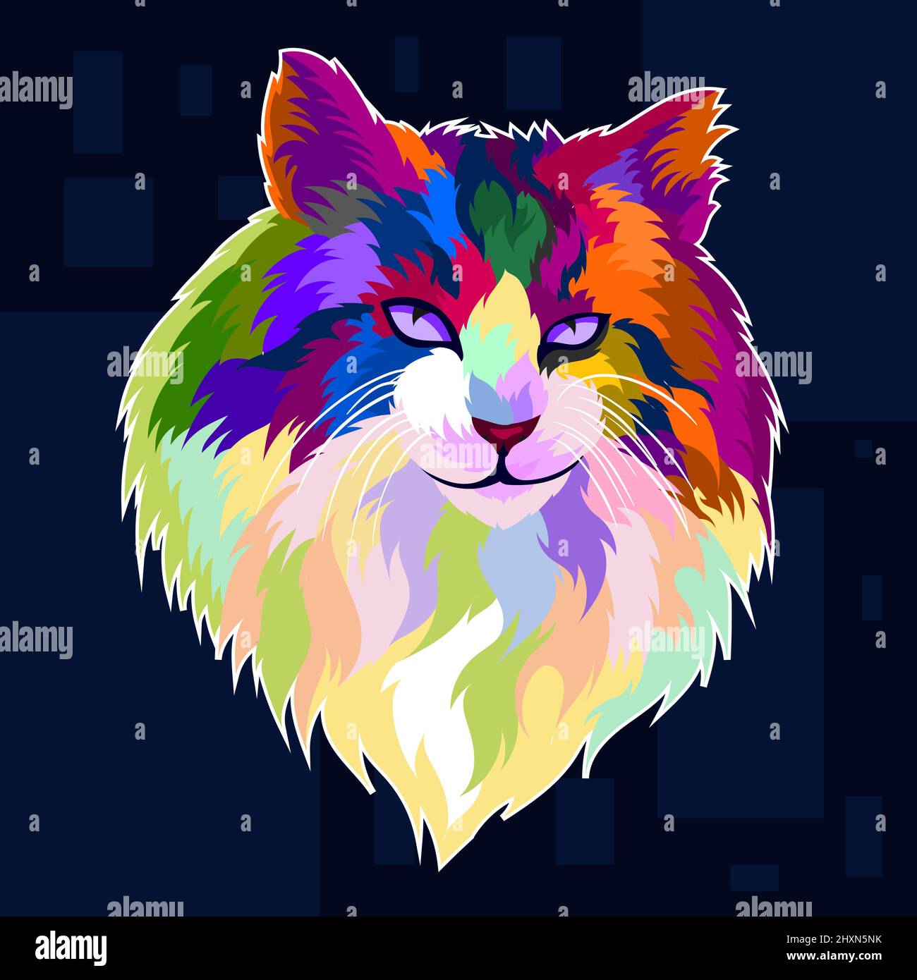 Meow pop art -Fotos und -Bildmaterial in hoher Auflösung – Alamy