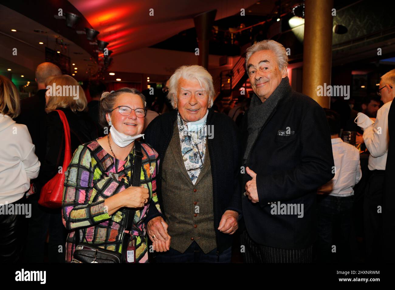 Heinz Behrens mit Ehefrau Birgit Behrens-Otto und Giso Weißbach bei der ...