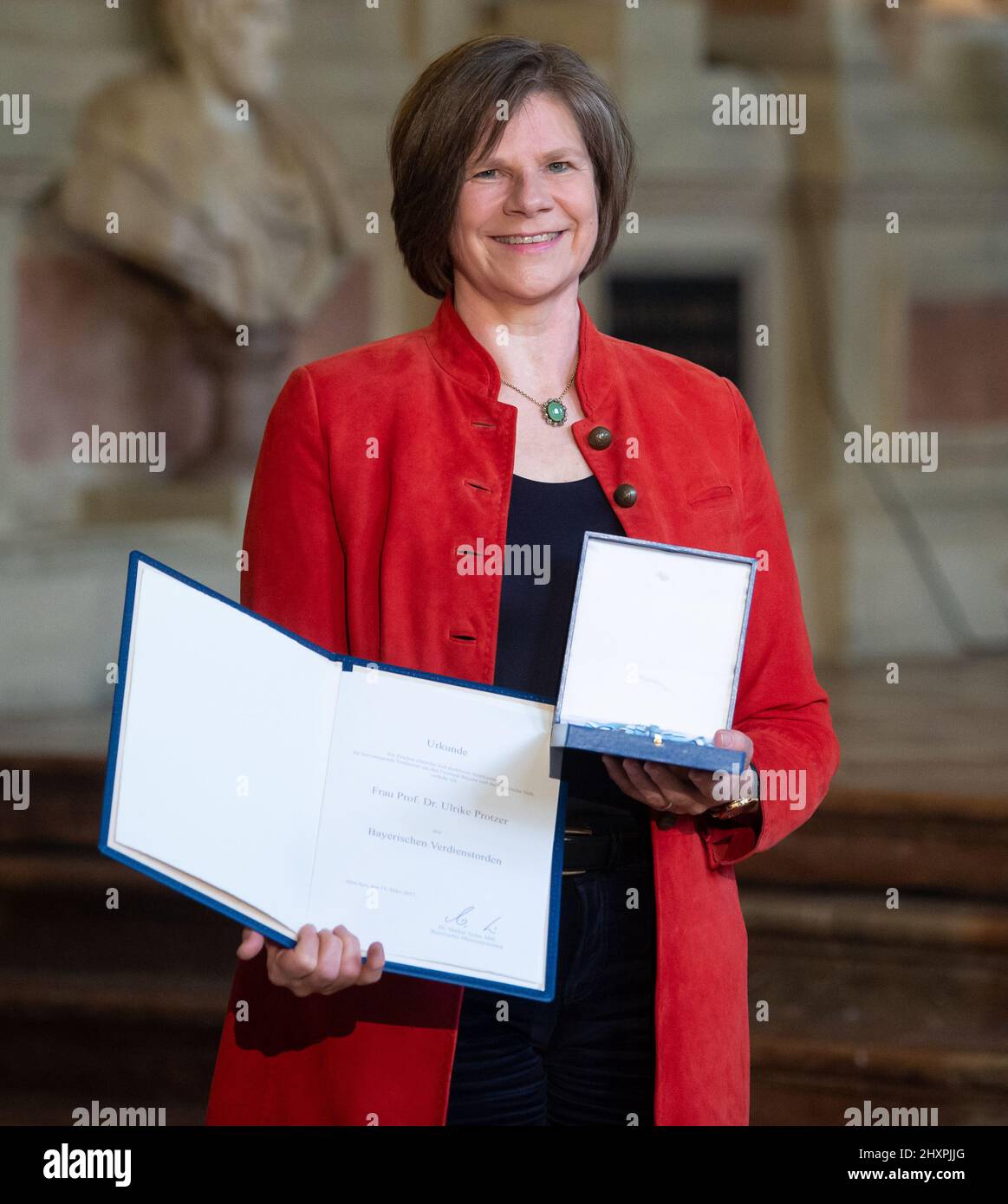 München, Deutschland. 14. März 2022. Ulrike Protzer, Direktorin des ...