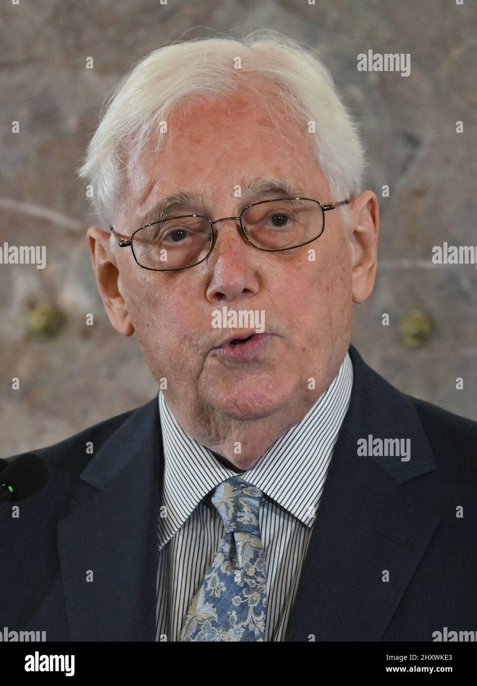 14. März 2022, Hessen, Frankfurt/Main: Sir John E. Walker, britischer ...