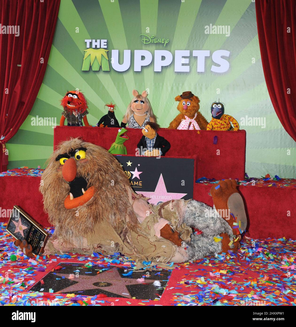Die Muppets, Tier, Pepe, Miss Piggy, Fozzie, Gonzo, Kermit, Walter und ...