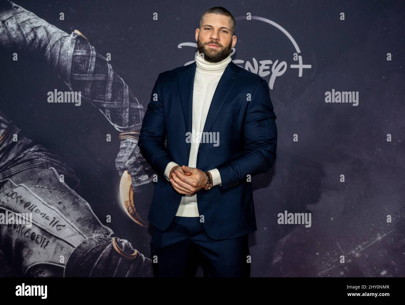 Berlin, Deutschland. 14. März 2022. Der Schauspieler Florian Munteanu ...