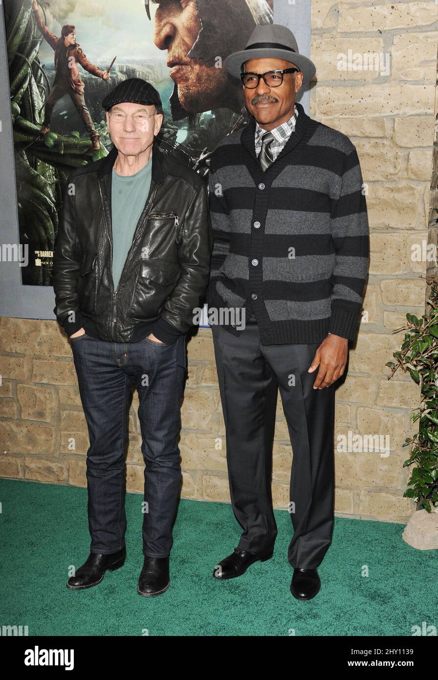 Patrick Stewart und Michael Dorn bei der Premiere von „Jack the Giant ...