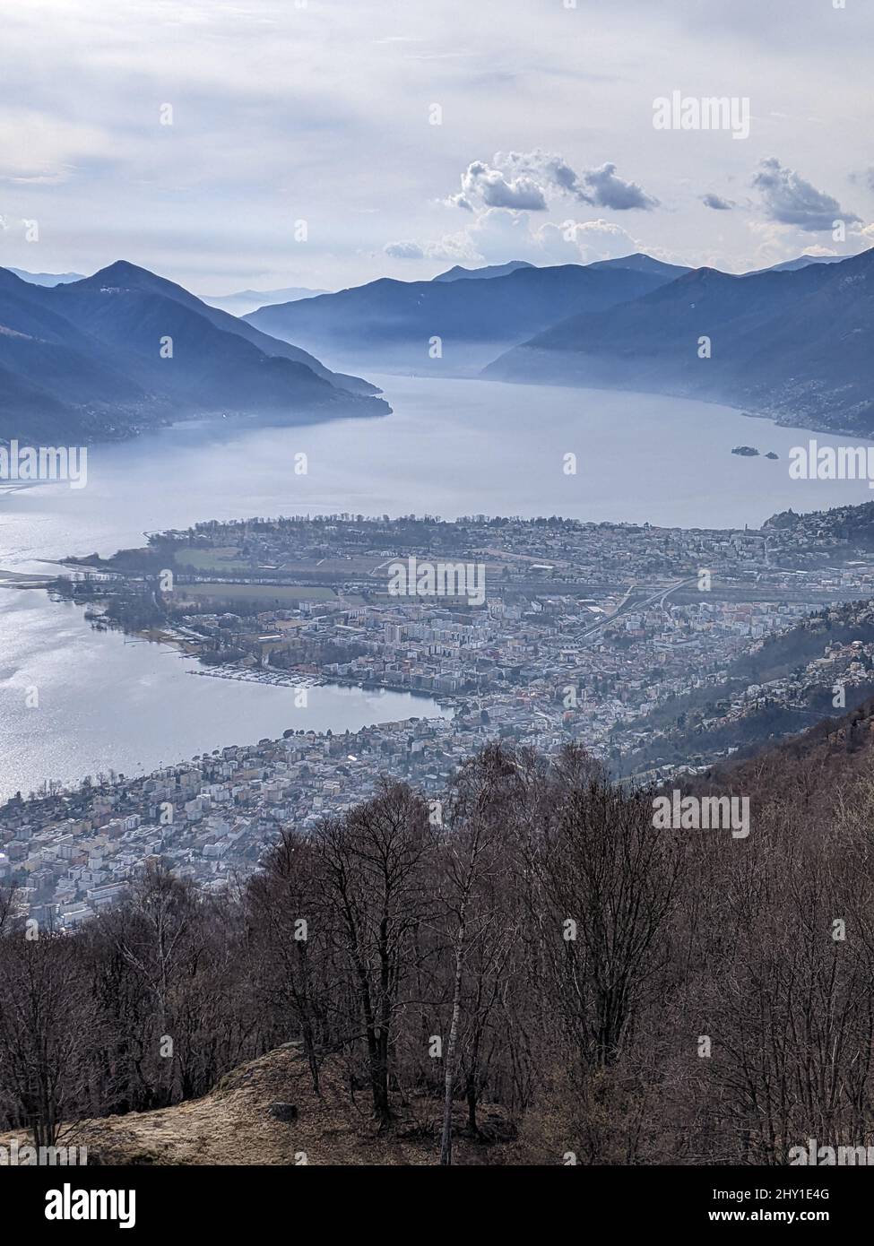 Schne Lago Maggiore Schweiz Fotosnull