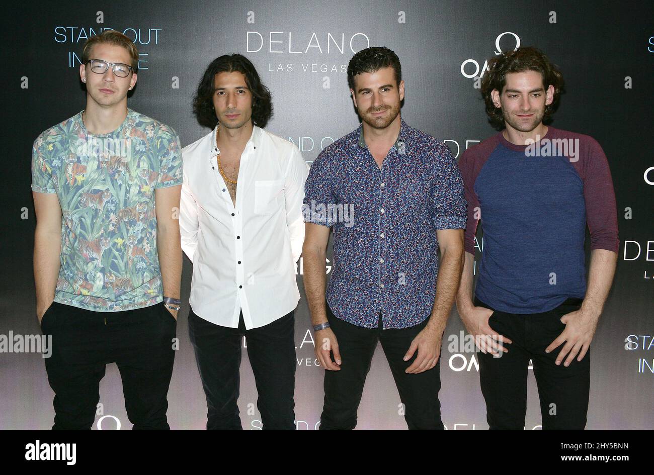 Alex Tanas, Nasri Atweh, Mark Pellizzer, Ben Spivak von der Band, die ...