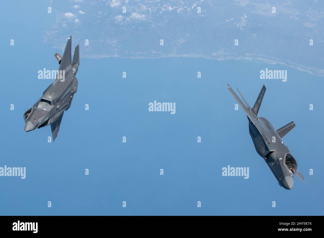 Zwei F-35A Lightning IIS vom 354. Fighter Wing, Eielson Air Force Base ...