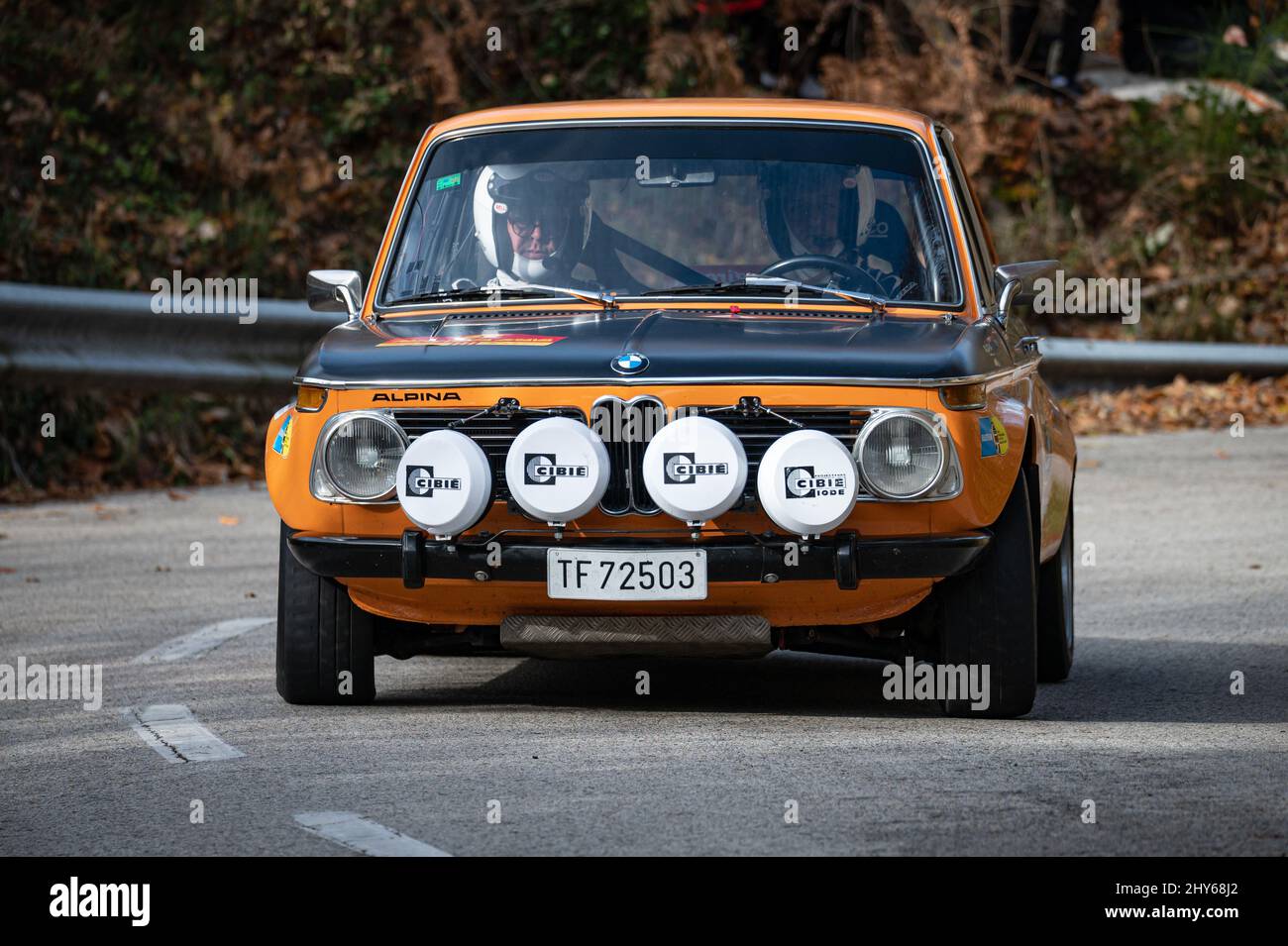 Jahrgang 69. Ausgabe der Costa Brava Rallye BMW 2002 TI Alpina auf ...