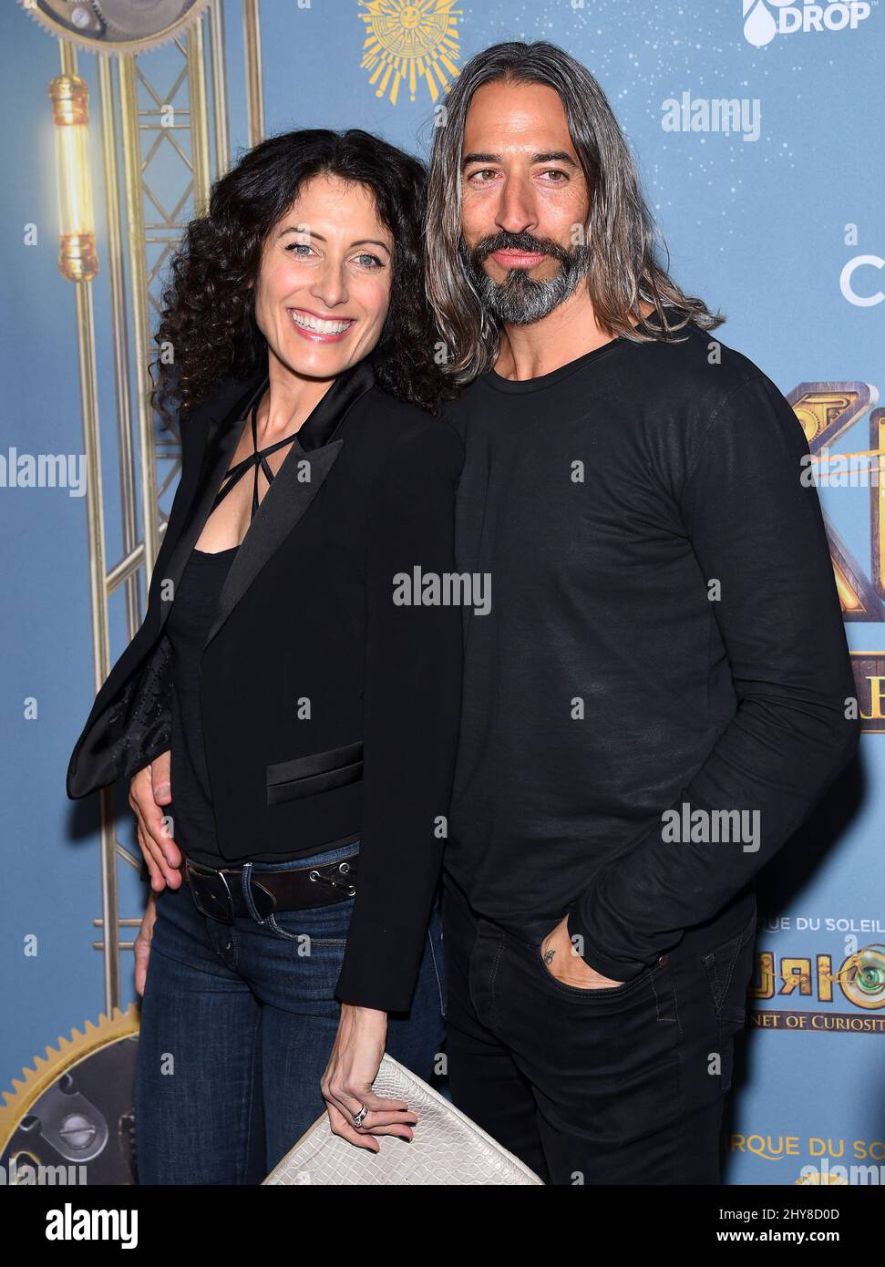 Lisa Edelstein & Robert Russell die Eröffnungsnacht des Cirque du ...