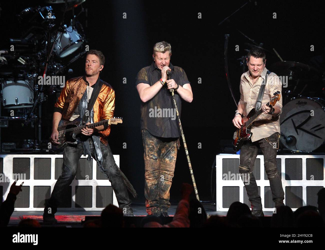 Joe Don Rooney, Gary LeVox, Jay DeMarcus von Rascal Flatts treten beim ...