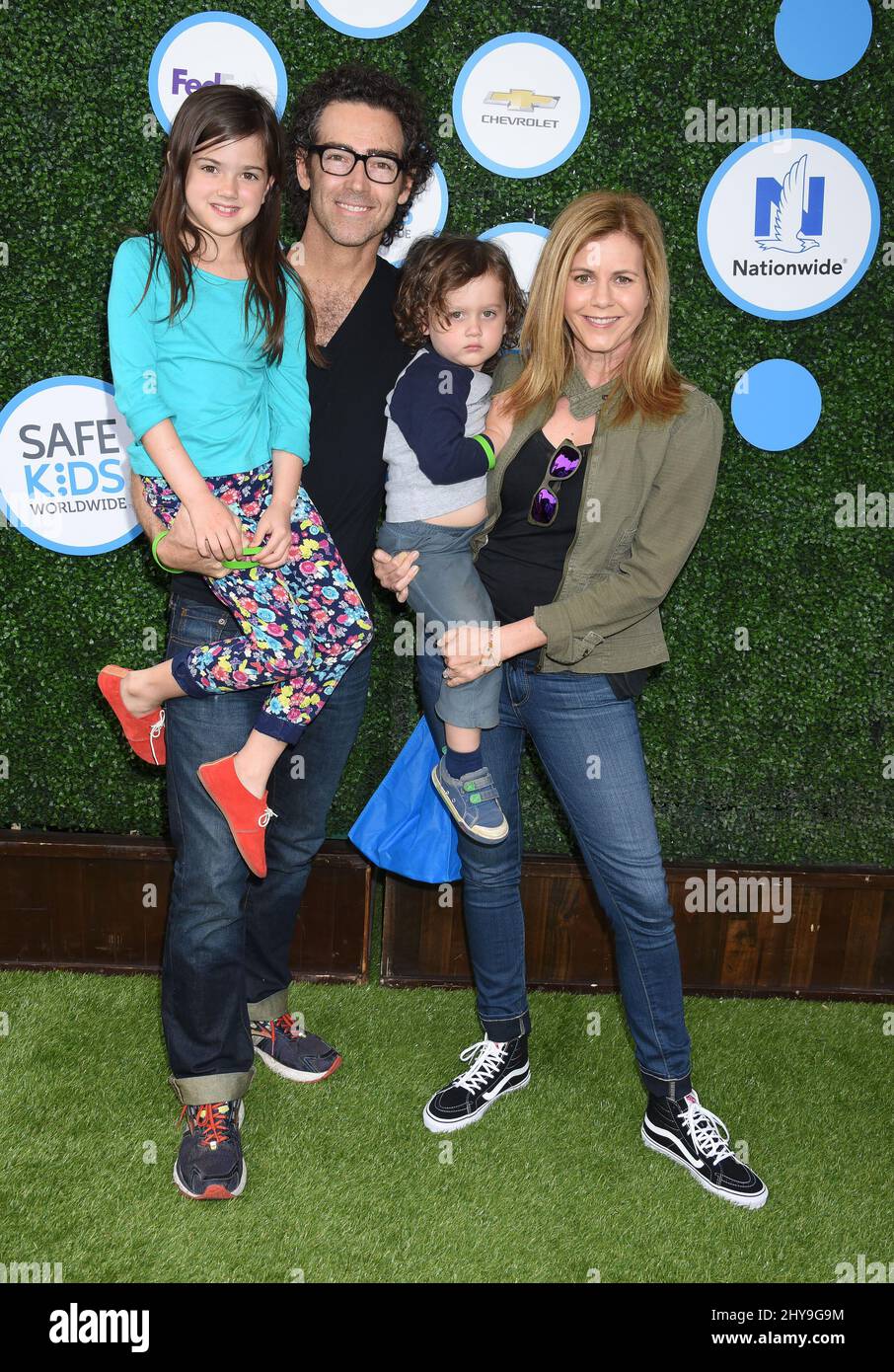 Abby Fortson, John Fortson, Joshua Fortson und Christie Lynn SMI nehmen ...