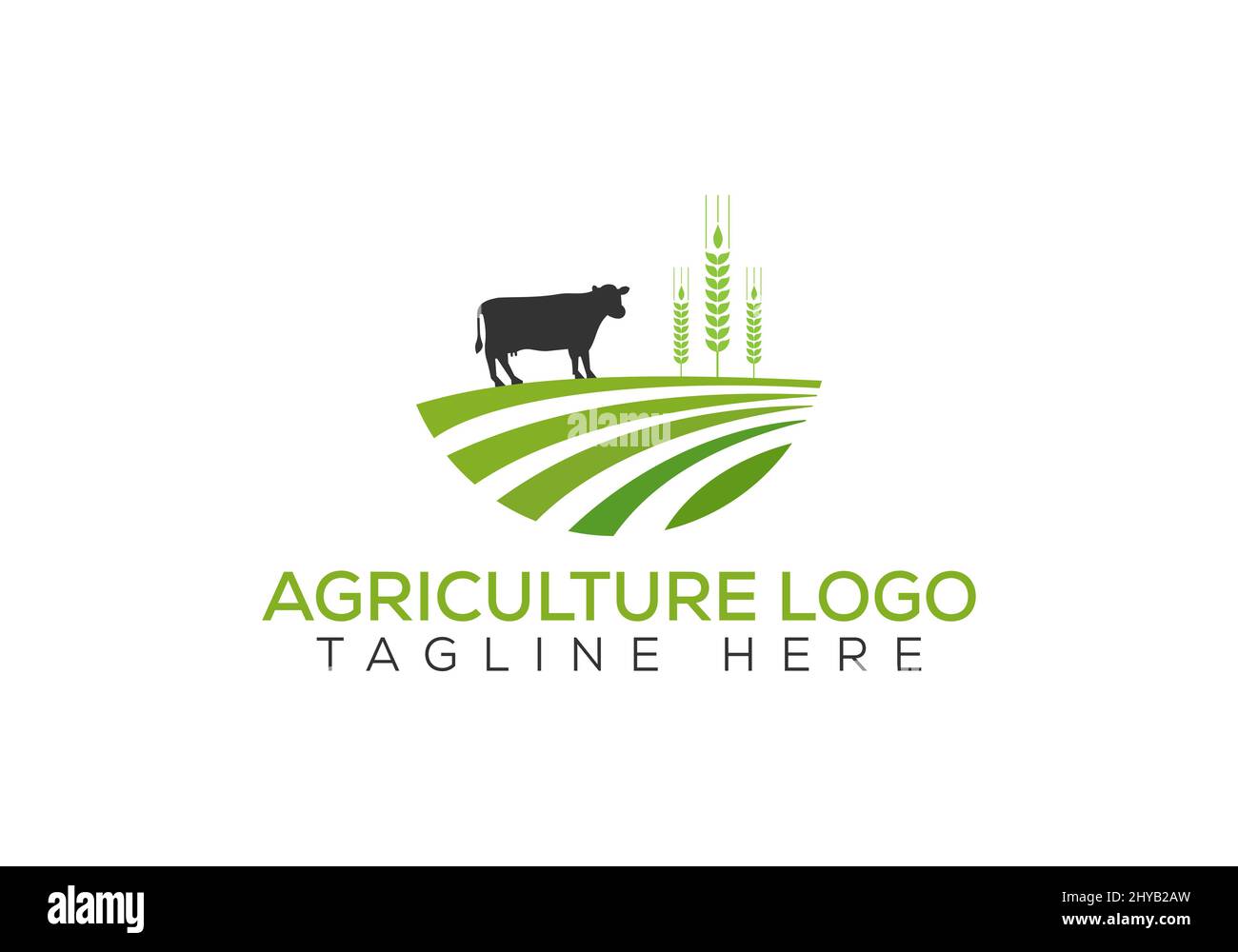 Vorlage Für Logo-Emblem Für Die Landwirtschaft. Farmland Agro Farm ...