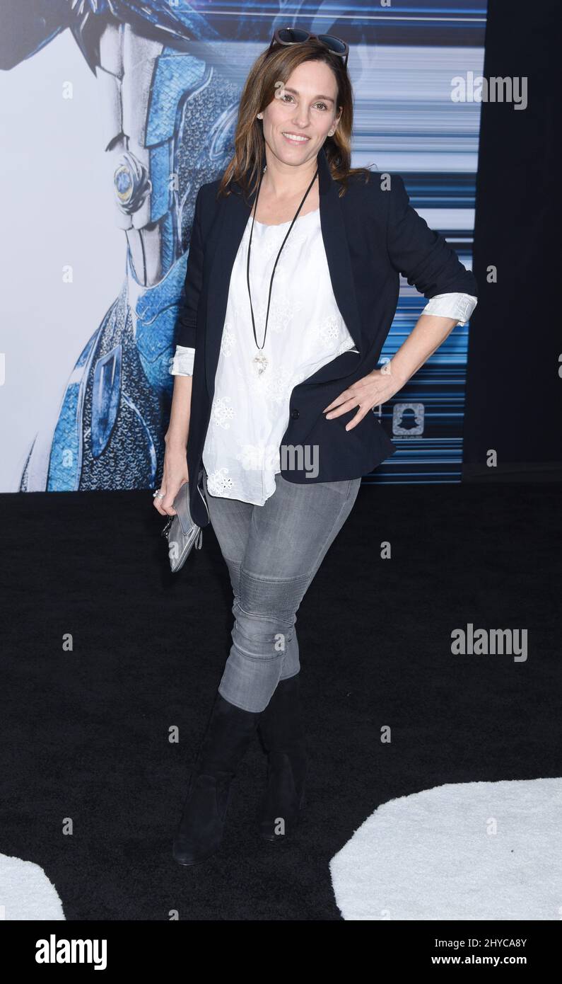 Amy Jo Johnson bei der Weltpremiere „Saban's Power Rangers“ im Regency ...