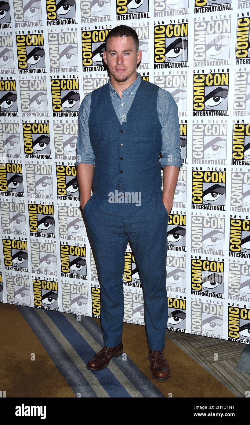 Channing Tatum bei der „Kingsman: The Golden Circle“-Besetzung auf der ...