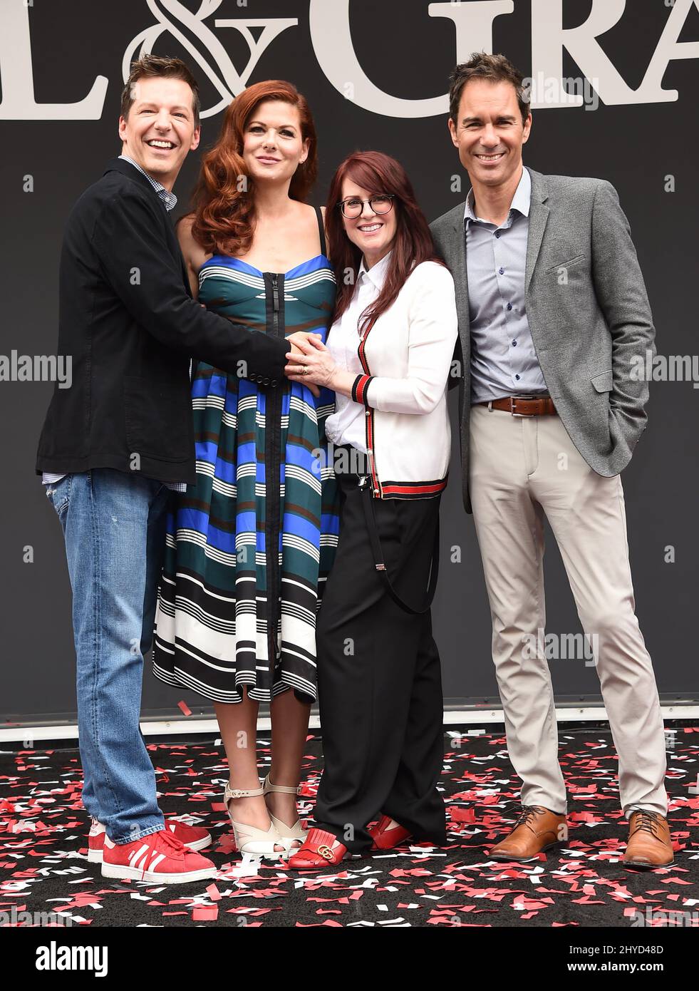 Eric McCormack, Debra Messing, Megan Mullally und Sean Hayes kommen zur ...