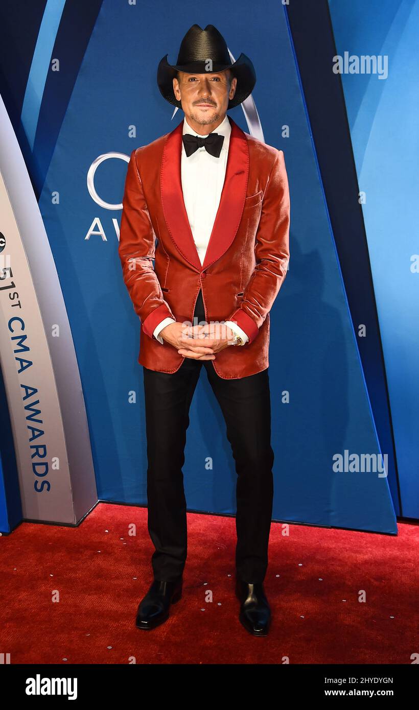 Tim McGraw nimmt an den jährlichen Country Music Association Awards 51 ...